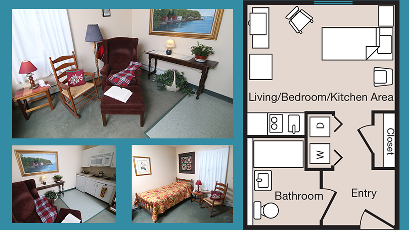 Studio Apartments | Whitaker Place Assisted Living